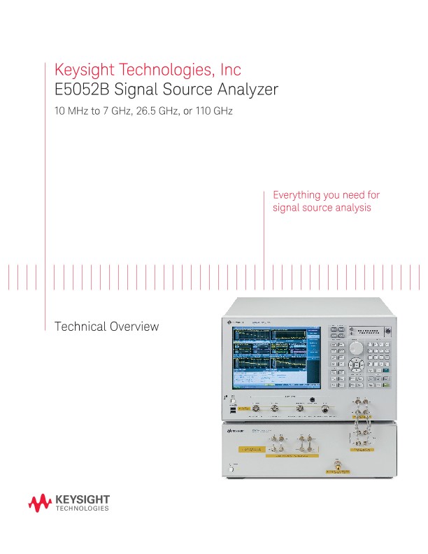 E5052B Signal Source Analyzer PDF Asset Page | Keysight